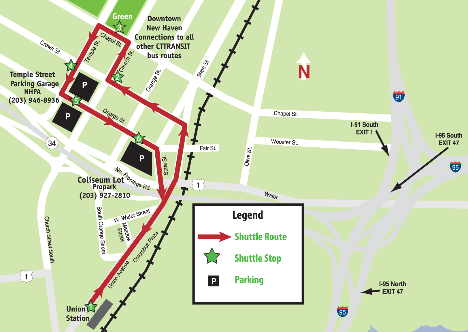 Union Station Shuttle New Haven | CTtransit - Connecticut DOT-owned bus ...